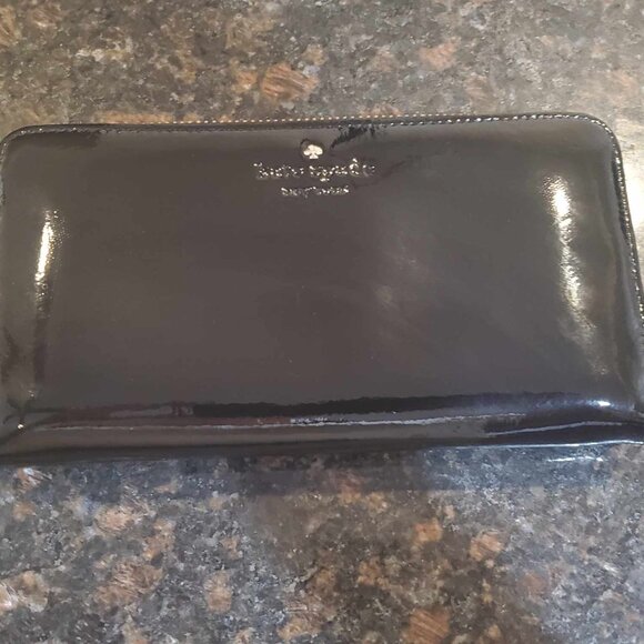 kate spade | Bags | Kate Spade Patent Leather Continental Wallet | Poshmark